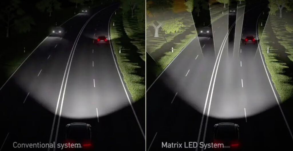 Tesla: un aggiornamento abiliterà i fari Matrix sulle Model Y e 3